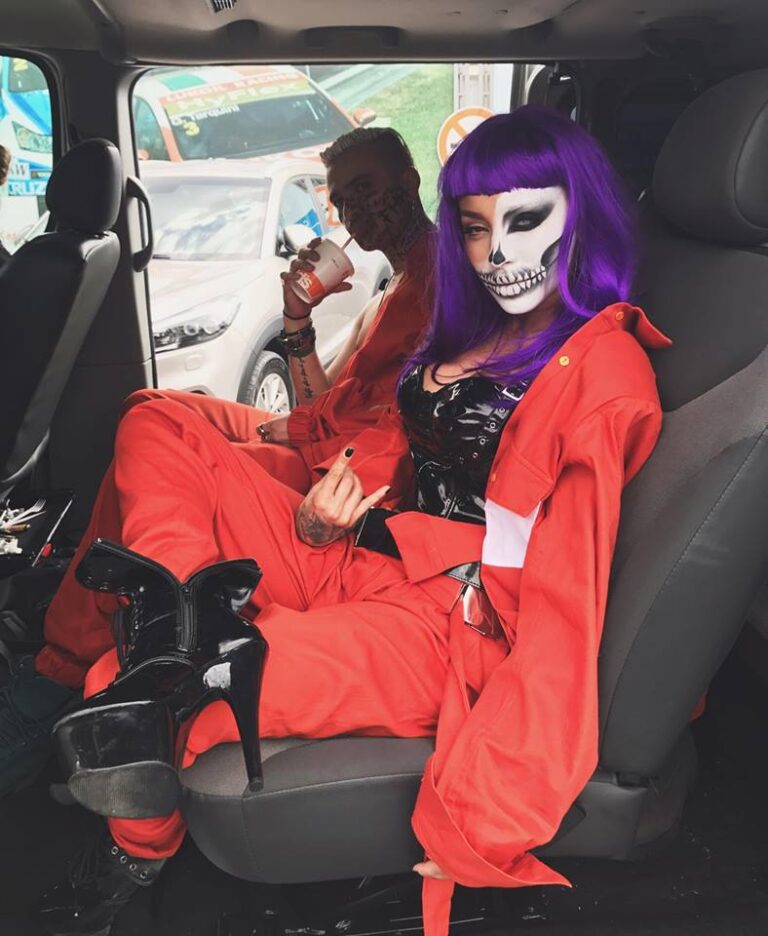 Ruby, look horror in noul videoclip, „Diamante FMM”