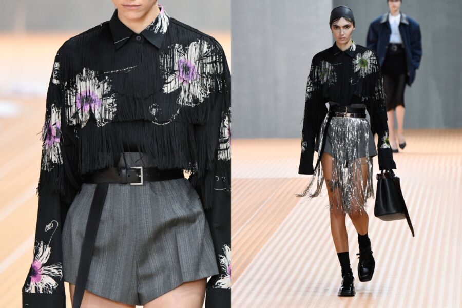 Prada: franjuri, forme și modele pentru anul 2024